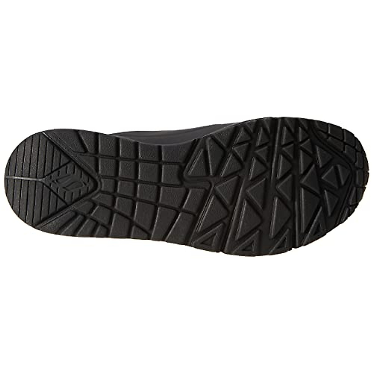 Skechers womens Skecher Street Women's Uno - Stand on Air Sneaker, Black/Black, 11 US