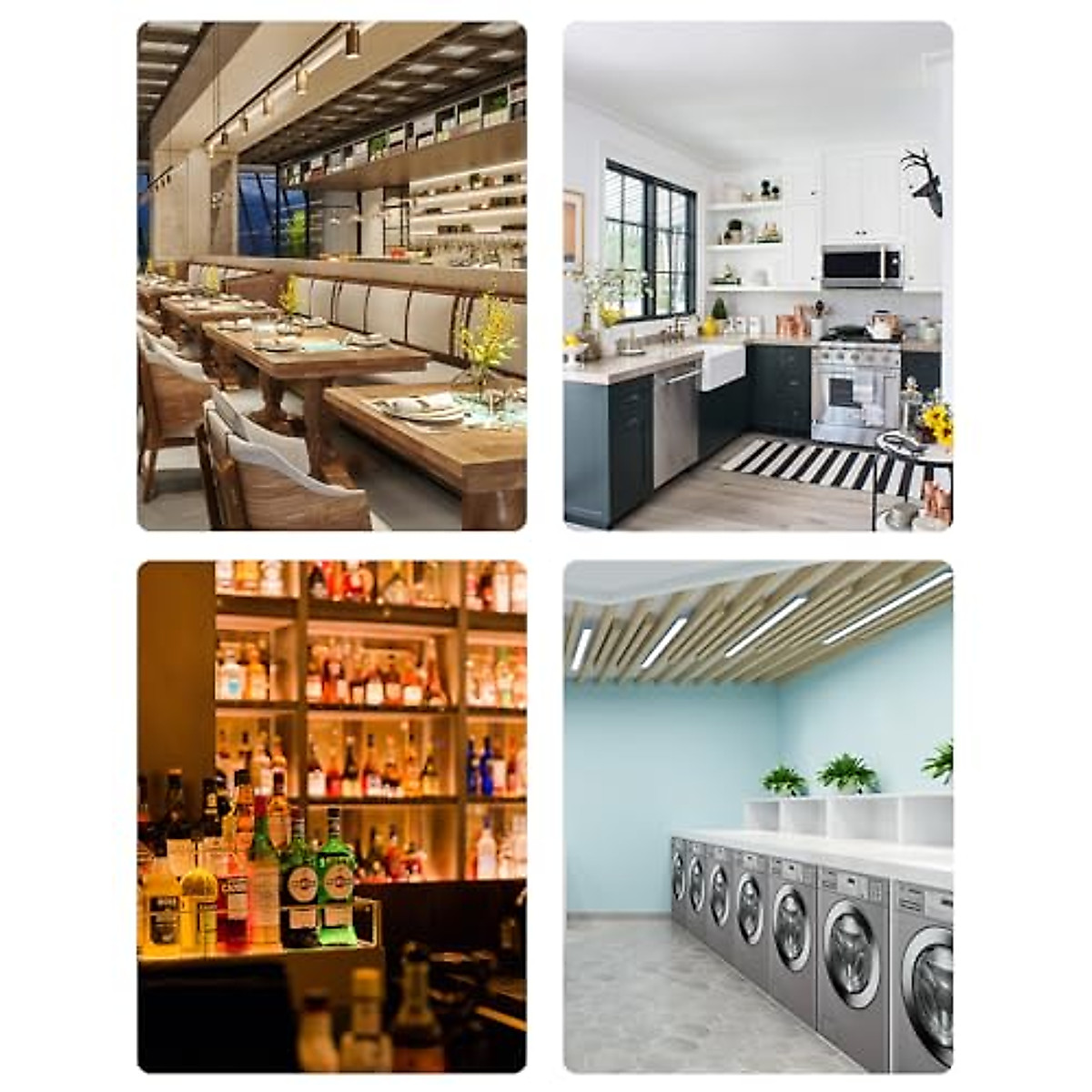 Phivan Commercial Faucet Parts Kitchen Faucet Handle Replacement Kit - 2 Pack Lever Handles 0.43" Round Stem Hole Fits Most 3/8" Shaft, Ideal for Kitchen, Laundry, Restaurant, and Industrial Use