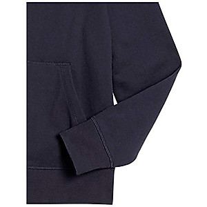 Amazon Essentials Men's Lightweight French Terry Hooded Sweatshirt, Dark Navy, Large