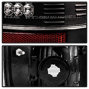 ACANII - For 2008-2016 Ford F250 F350 F450 SuperDuty Black LED Tail Lights Brake Lamps Replacement Driver & Passenger