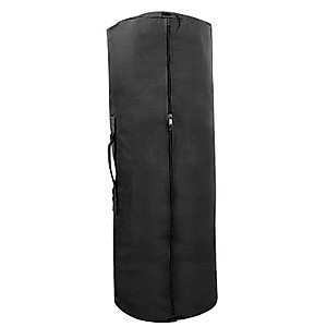 Rothco Canvas Duffle Bag with Side Zipper – Rugged Outdoor Camping Gear Storage – Black – 21" x 36"