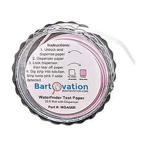 Qualitative Water Finder Test Paper for Traces of Water in Gasoline and Solvents [23 Foot Roll]