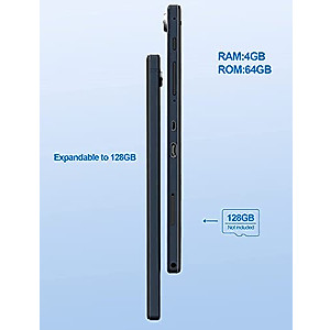AWOW 10.1 Inch Android 11 Tablet, 64GB ROM Tablets with 6000mAh, FHD 1920 * 1200 IPS Touchscreen, 13MP Camera, Bluetooth 5.0, GPS, Type-C Charge