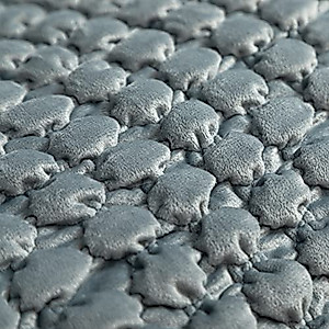 ALIMORDEN Accent Bean Bag Couch for Adult, Soft Plush Lounge Chair Lazy Leisure Sofa for Living Room, Bedroom, Salon, Office, Grey