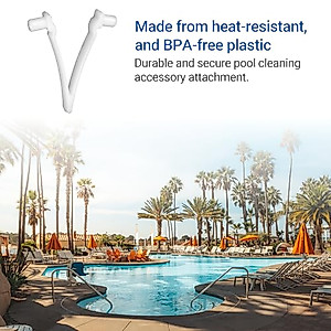 (21-Pack) AR-PRO Replacement Pool V-Clips - Pool Brush Plastic Clips/Pool Pole Net Clips for Cleaning Pool Walls - Perfect for Pool Brushes, Skimmers, and Leaf Nets - Made from Heavy-Duty Plastic
