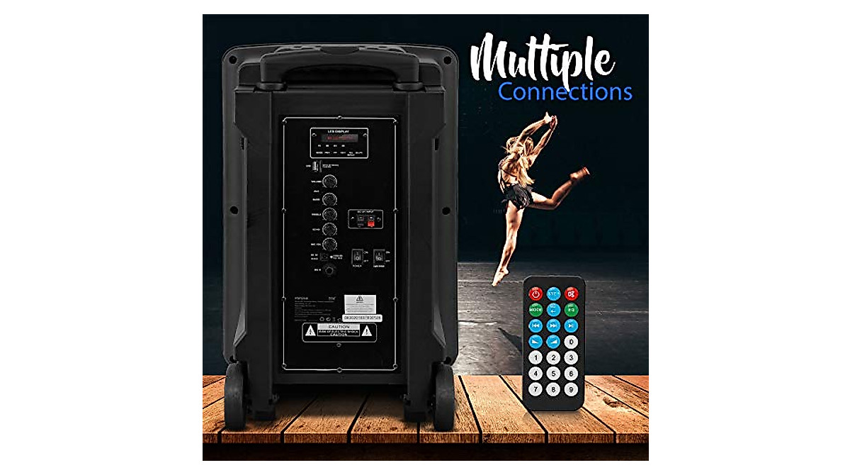 Pyle Wireless PA Speaker - 800W Bluetooth Loudspeaker