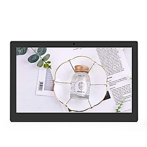 RAYPODO 13.3 inch Mount Monitor with Capacitive Touchscreen, Support Android and Linux System (White)