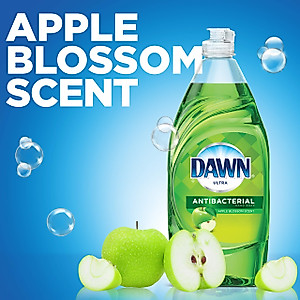 Dawn Dish Soap + Antibacterial Hand Soap, Includes 1 Dishwashing Liquid Refill Original Scent, 1 Hand Soap Refill Apple Blossom Scent, 56 Fl Oz (Pack of 2)