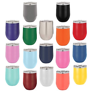 BeeGeeTees Funny Wine Tumbler This Is Definitely Vodka Laser Engraved Insulated Stainless Steel Cup With Lid (Matte Coral)