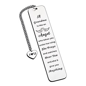 Grandma Gifts from Grandchildren Birthday Gifts for Grandmother from Grandaughter Grandson Mother's Day Gift Bookmark for Grandma Nana Grammy Grandmother Gift from Teen Kid First Time New Grandma Gift