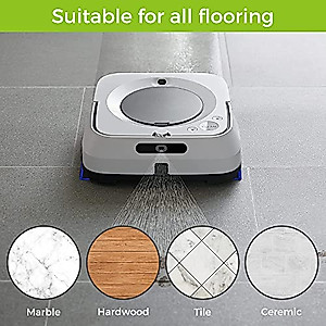 KVLZ Mop Pad Accessories for iRobot Braava Jet m6 Series Ultimate Robot Mop,Upgrade M6 Wet mop mat Washable and Reusable Robot Wet Mopping Pad Replacement Parts(Blue -4 Pack)