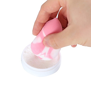 Anne's Giverny Makeup Brush Solid Cleaner Soap Sponge Blender Cleanser Blending Cleaning Balm Cleaner for Make up Brushes