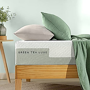 ZINUS 10 Inch Green Tea Luxe Memory Foam Mattress / Pressure Relieving / CertiPUR-US Certified / Bed-in-a-Box / All-New / Made in USA, Twin