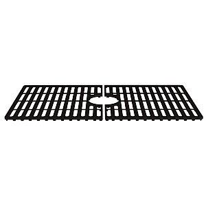 VIGO 27 in. x 15 in. Silicone Bottom Grid for Single Bowl Kitchen Sink in Matte Black - VGSG3018MB