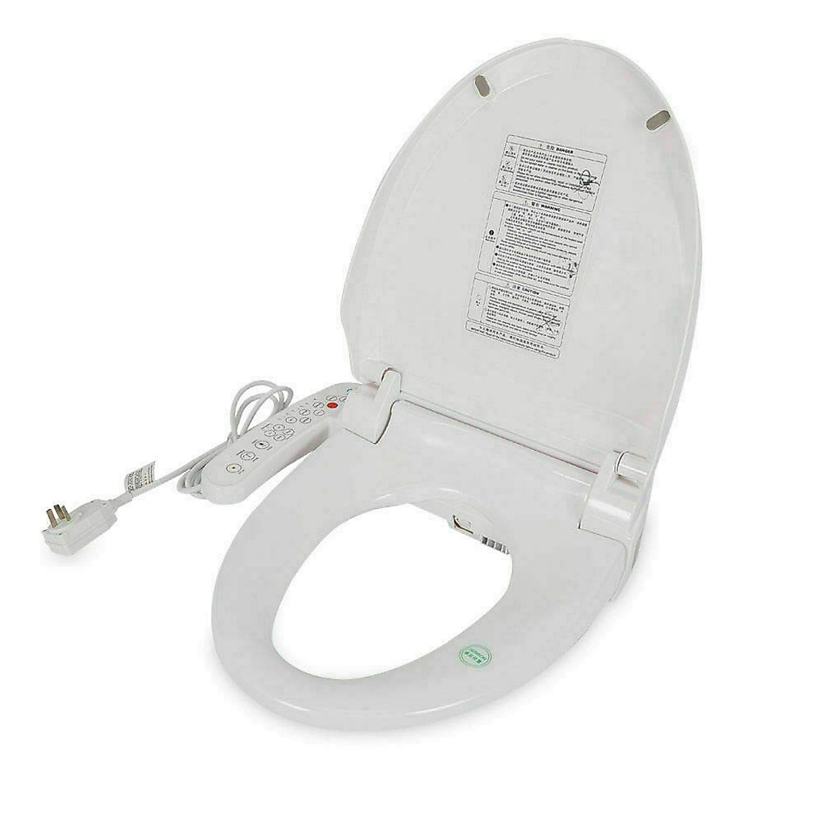 DENESTUS Upgraded Smart Electric Toilet Seat Auto Deodorization Warmer Dual Nozzles Fast Self Cleaning Bidet Cover Adjustable Temperature Janpan Style Fit Summer and Winter Professional Kits