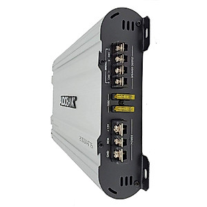 Audiobank 2 Channels 2000 WATTS Bridgedable Car Audio Stereo Amplifier P2002 Heavy-Duty Aluminum Alloy Heatsink | Class A-B Operation Remote On/Off Circuit