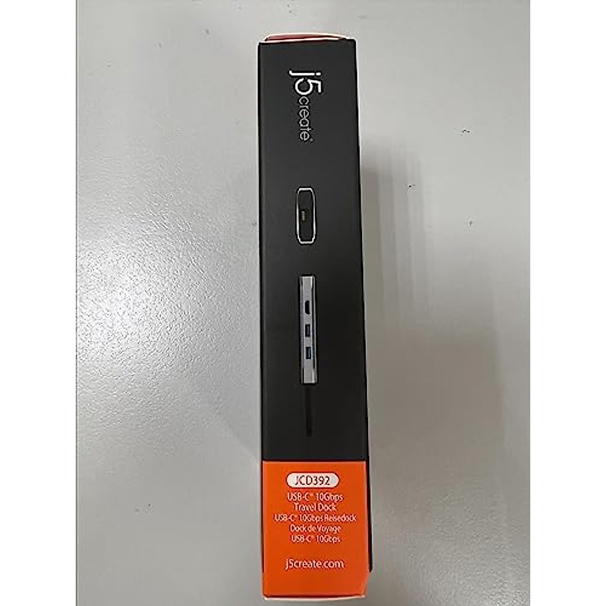 j5create USB C Hub - 4K 60Hz HDMI, 2 USB-A 10Gbps, USB-C 10Gbps with PD 100W, Ethernet, | Multiport Adapter for MacBook, ChromeBook, XPS, Surface Pro (JCD392)