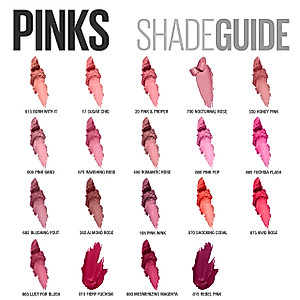 Maybelline New York Color Sensational Pink Lipstick Powder Matte Lipstick, Nocturnal Rose, 0.15 Ounce, Pack of 1