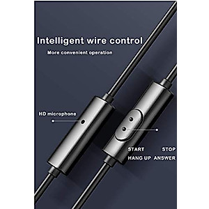 geeboy 5 Pack Earbud Headphones Headphones Wholesale in-Ear mic 3.5mm Electronics Wired Headphones (Earphones/Earbuds/Headset) for iOS and Android Smartphones, Laptops, Gaming, Chromebook