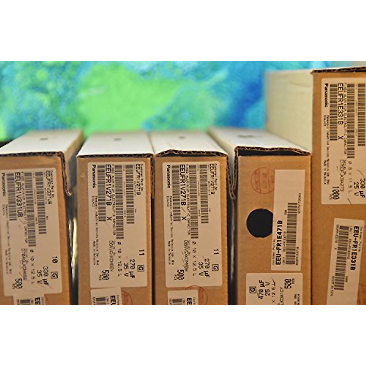 Replacement for 6 pcs Panasonic FM Series Capacitors 25V 1000uf Low Impedance