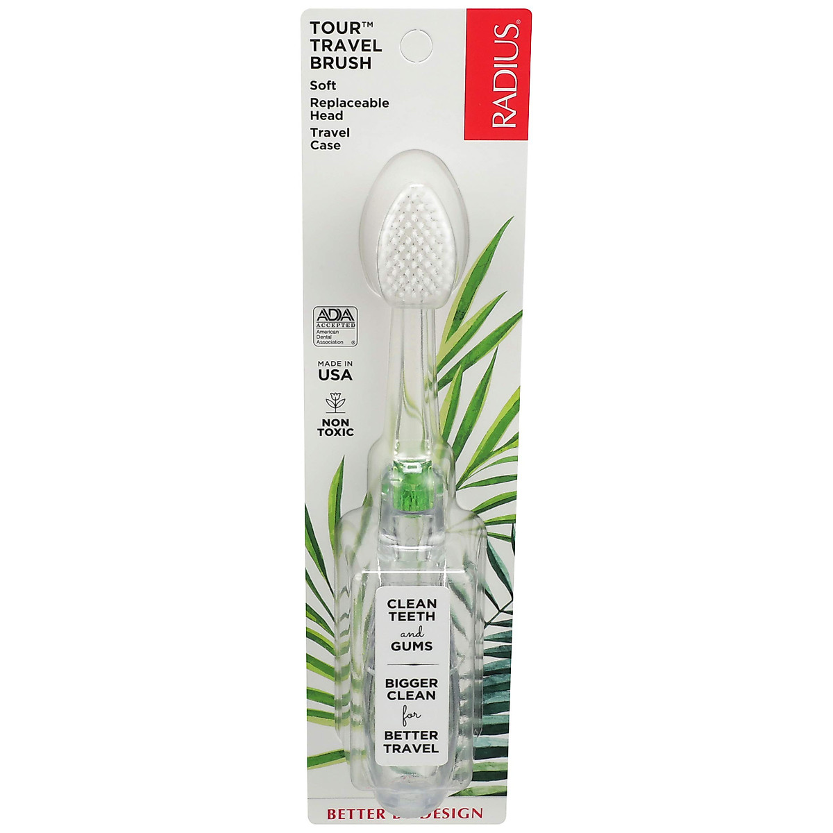 Radius, Toothbrush Tour Travel Soft, 1 Count