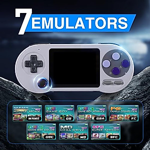 Retro Handheld Game Console, Game Console 11000 Games, SF2000 3.0" IPS Screen Wireless Stick Game Station 16G TF Card, Support TV & Multi-Language