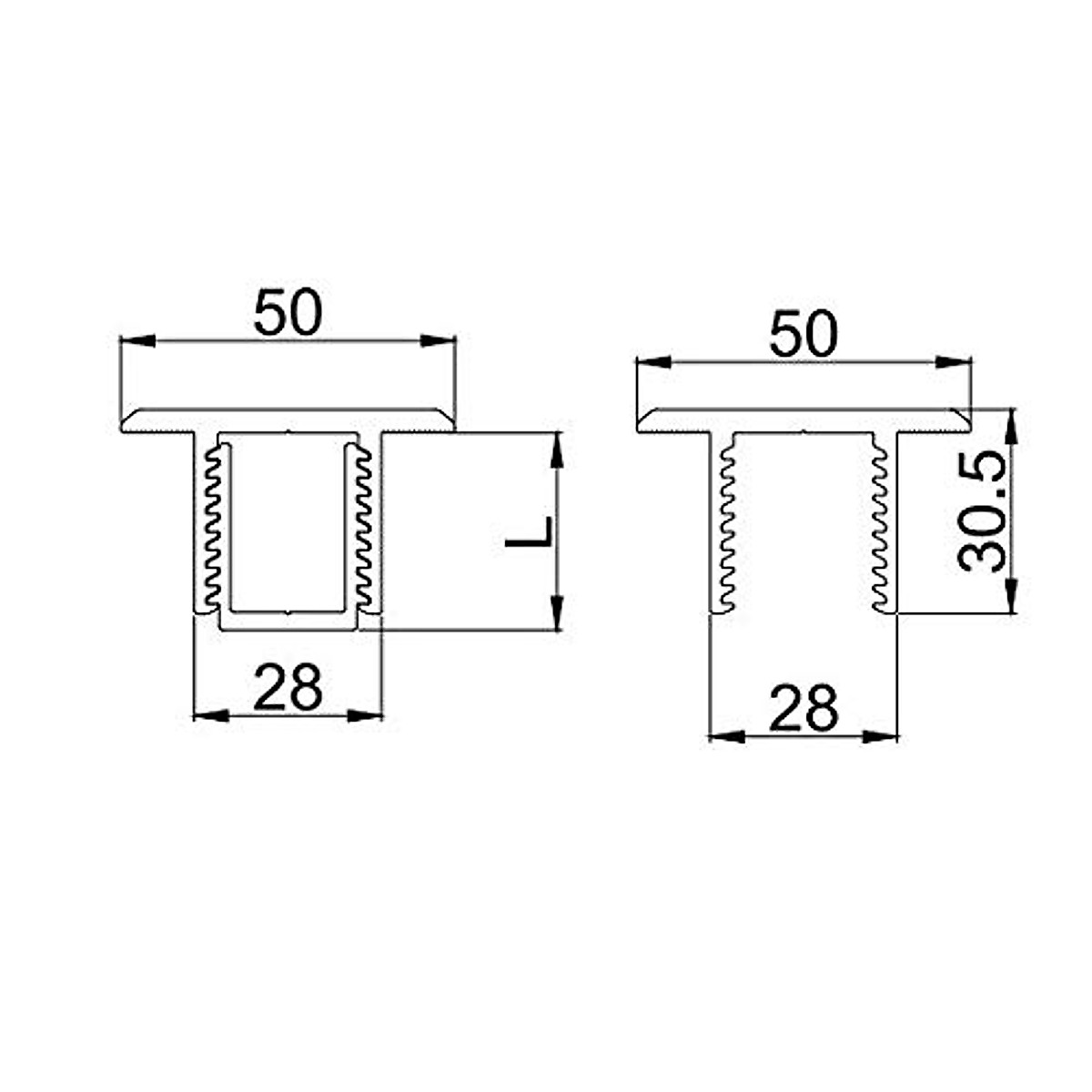 Benys Solar Adjustable Mid Clamp Pack of 8
