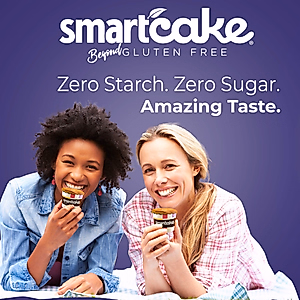 Smart Baking Company Smartcake, Sugar Free, Gluten Free, Low Carb, Keto Dessert(Vanilla Latte, 8 CT)
