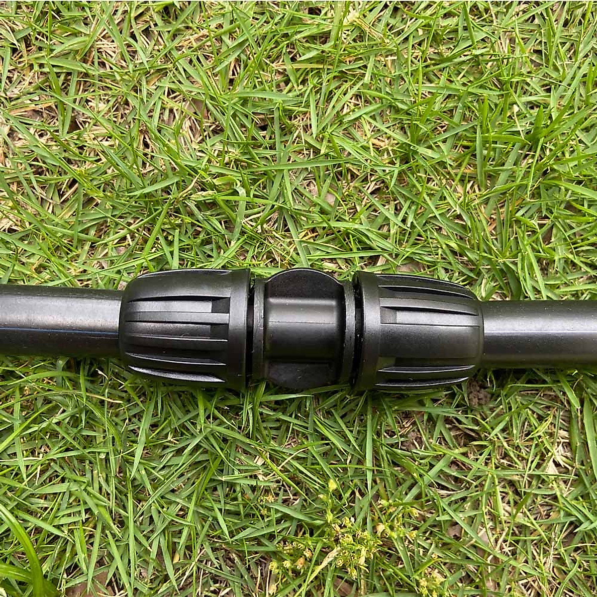 5 Pack 1/2" Drip Irrigation Fittings, Lock Barbed Straight Connectors, 1/2 inch Drip Connectors for Tubing(1/2" ID x 0.65" OD), Anti-Drop Straight Connect for Irrigation Tubing