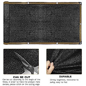 Balcony Privacy Screen Fence Cover,UV Protection Weather Mesh Balcony Shield for Garden Patio Outdoor Backyard (3' x 9.8')