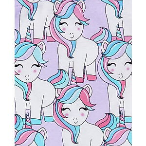 The Children's Place girls Long Sleeve Top and Pants Pajama Set Unicorn/Koala 2 pack Kids - PJ set 10