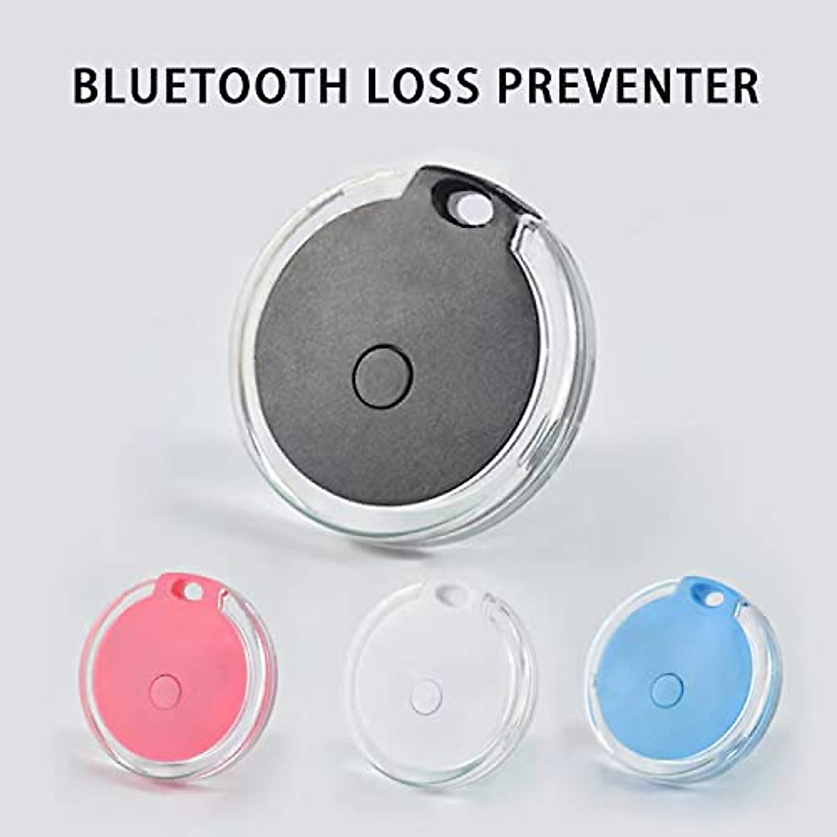 4pc Bluetooth Anti-Lost Device Smart Item Locator Alarm Tracker Wallet Mobile Phone Two-Way Voice pet Elderly Anti-Lost Device Key Chain