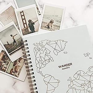 Lamare Travel Journal For Women - Cute Travel Notebook, Bucketlist, Roadtrip & Vacation Planner – Great and Fun Travel Planner Gift, Undated Travel Diary and Travel Planner Organizer for Women