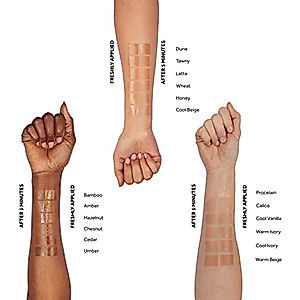 No7 Restore & Renew Multi Action Serum Foundation - Warm Beige - Liquid Foundation Makeup with Vitamin C, Vitamin E & Collagen for Face - Beauty Skin Serum Formula with Medium Coverage (30ml)