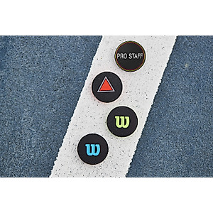 WILSON unisex adult Pro Feel Clash dampener, Red, 2 US