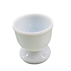 Egg Cup Set of 4 Holder Breakfast Boiled Cooking Easy to Clean Childhood Memories Kitchen White Egg Cup Holder