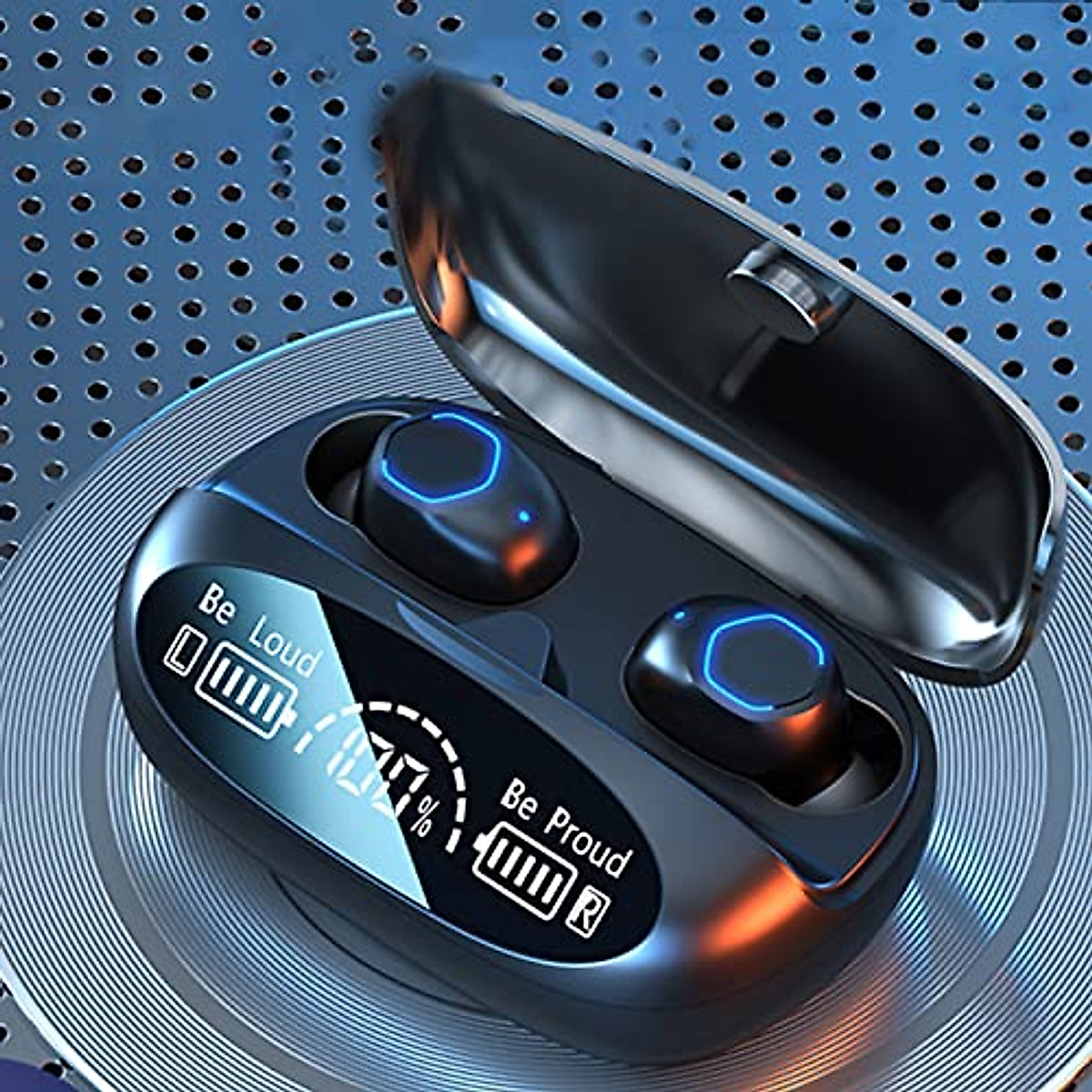 Uklsqma Wireless Earbuds, M22tws Bluetooth Headset Wireless Sports Touchs Waterproof Super Long Battery Life Music Binaural Subwoofer Earplugs, Ear Buds Wireless Bluetooth Earbuds