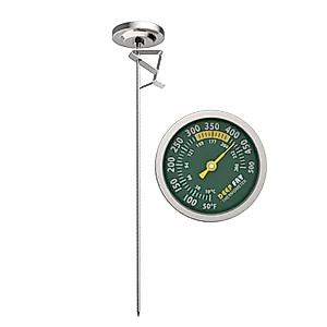 CAZSTYK Kitchen with Clip Probe Dial Type Deep Fry Oil Temperature Gauge