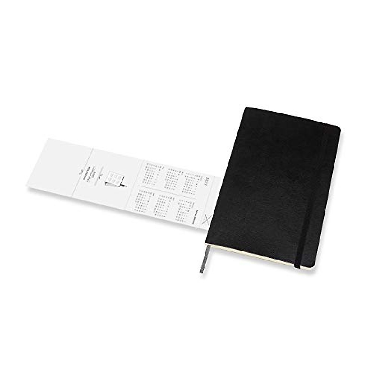 Moleskine Classic 18 Month 2021-2022 Monthly Planner, Soft Cover, Large (5 x 8.25), Black