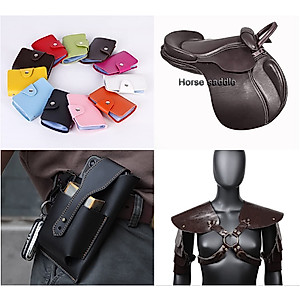 Wento 2.0mm Thick Faux Leather Fabric 54''x12'' Vinyl Leather Fabric Elephant Skin Vinyl Leather Fabric for Purses Making Leather Straps