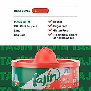 Tajín Clásico Chile Lime Seasoning Rimmer 4.23 oz