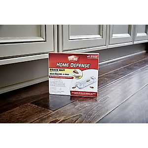 Ortho Home Defense Roach Bait - Kills Cockroaches & Eggs In Your Home, Palatable for 6 Months, Includes 8 Individual Stations