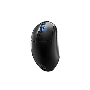 SteelSeries Prime Wireless FPS Gaming Mouse with Magnetic Optical Switches and 5 Programmable Buttons – USB-C – 18,000 CPI TrueMove Air Optical Sensor – Prism RGB Lighting - Black (Renewed)