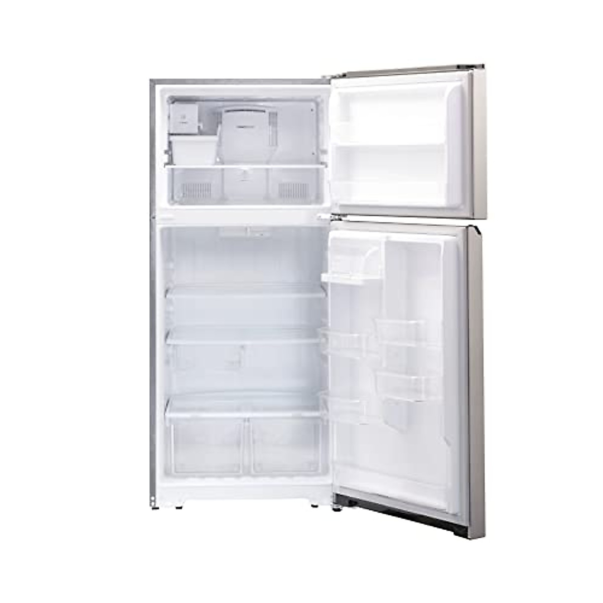 Winia 18 cu. Ft. Top Freezer Refrigerator with Icemaker - Stainless Steel