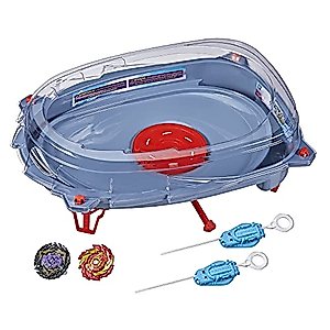 BEYBLADE Burst Surge Speedstorm Motor Strike Battle Set with Motorized Stadium, 2 Top Toys and 2 Launchers