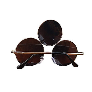 Trippy Lights Third Eye Sunglasses Reflective Mirrored Dark Blue Lens