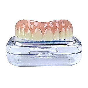 Professional Cosmetic Upper - New from Instant Smile! Hand Crafted Detail, Custom fit at Home! Works Best in Medium to Large Sized Mouths.