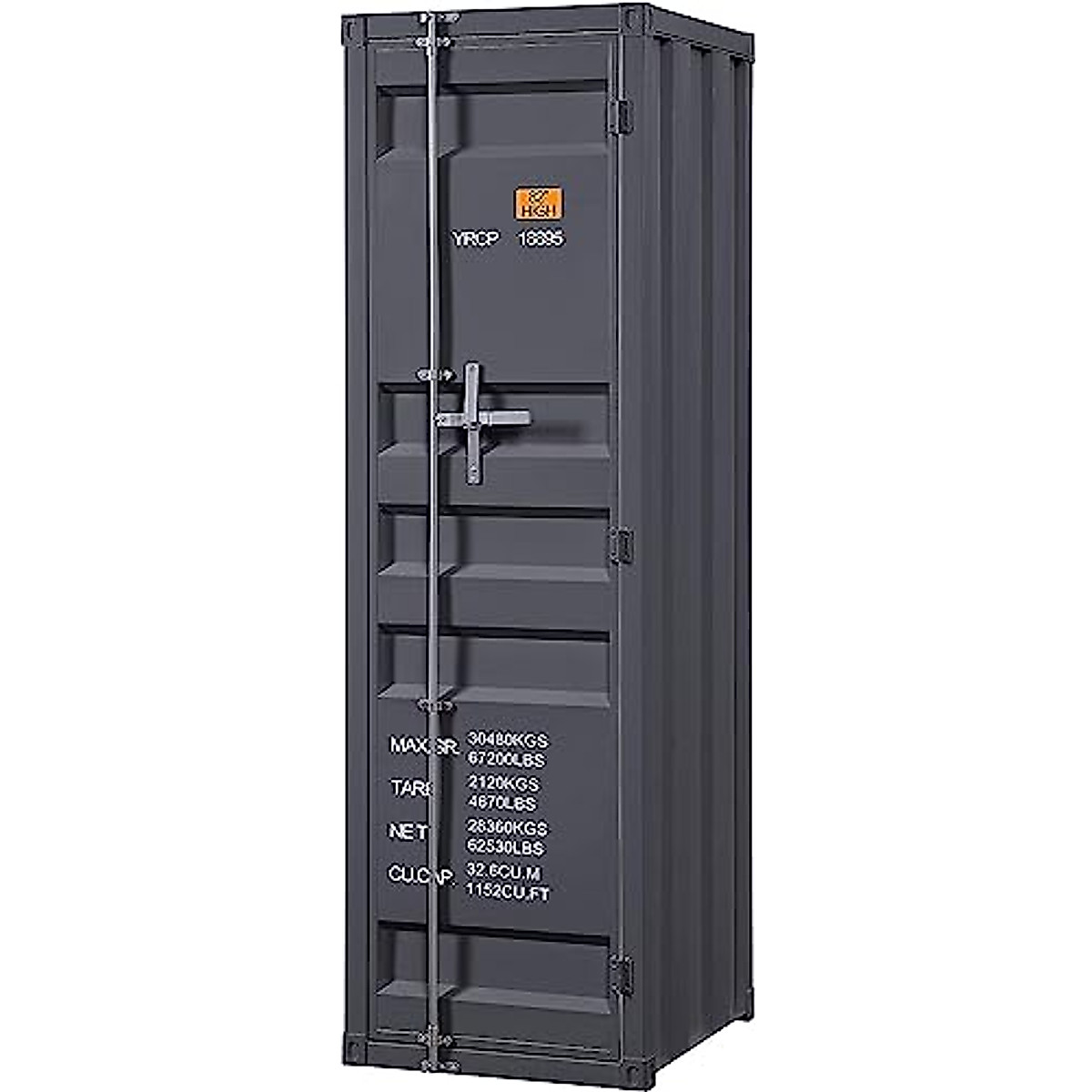 ACME Cargo Wardrobe (Single Door) - - Gunmetal