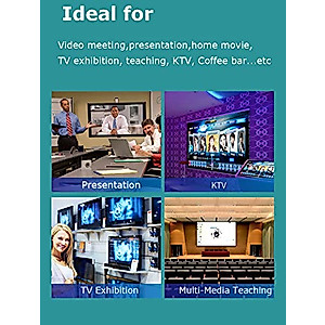 4K HDMI Splitter 1 in 2 Out, MT-VIKI 1x2 Powered HDMI Splitter for Dual Monitors w/Power Adapter, 4K@30Hz Dual Monitors Duplicate/Mirror for PS4 Fire Stick HDTV