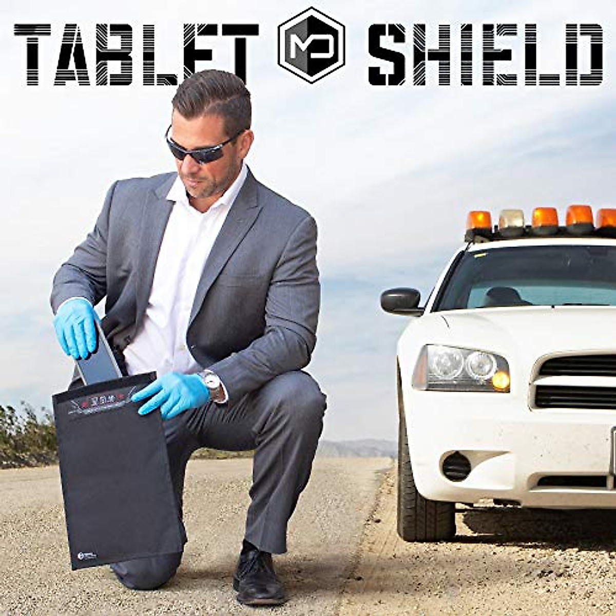 Mission Darkness Non-Window Faraday Bag for Tablets // Device Shielding for Law Enforcement & Military, Executive Privacy, Travel & Data Security, Anti-Hacking Anti-Tracking Anti-Spying Assurance